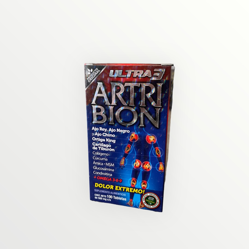 🌿 Artribion Ultra 3 100 Tabletas | Apoyo para Articulaciones y ...