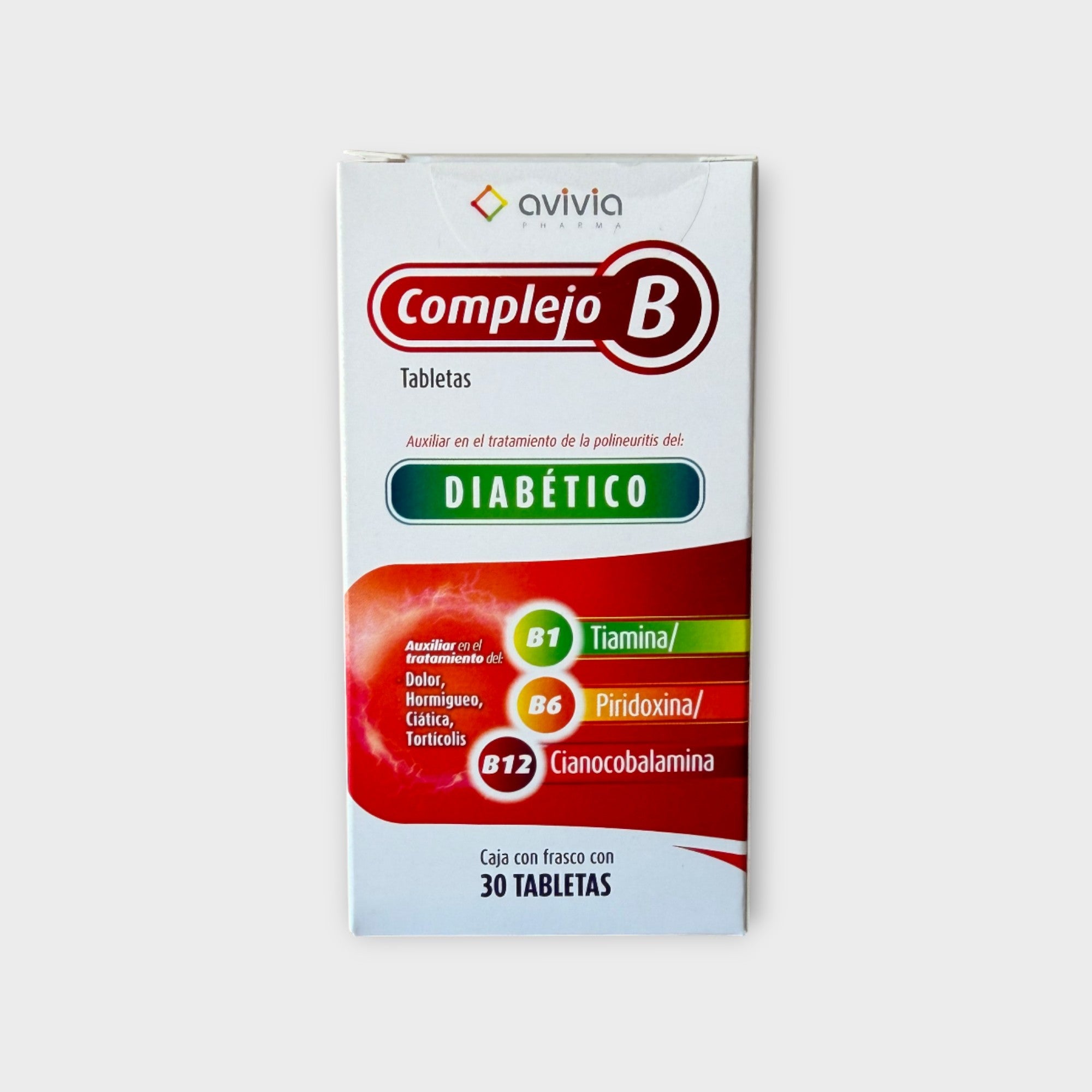 Complejo B Diabético – Avivia (90 tabletas) – Provitalid